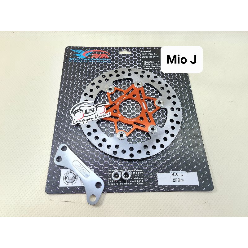 Jual Disc Brake Piringan Cakram Rem PSM 220 mm Mio J M3 Fazzio Lubang ...
