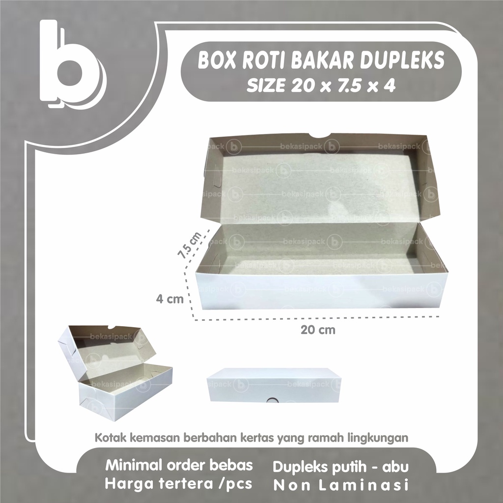 Jual Box Roti Bakar Dupleks I BRBD00282 | Shopee Indonesia