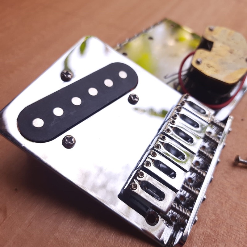 Jual TREMOLO TELECASTER INCLUDE PICKUP TELECASTER BRIDGE | Shopee Indonesia