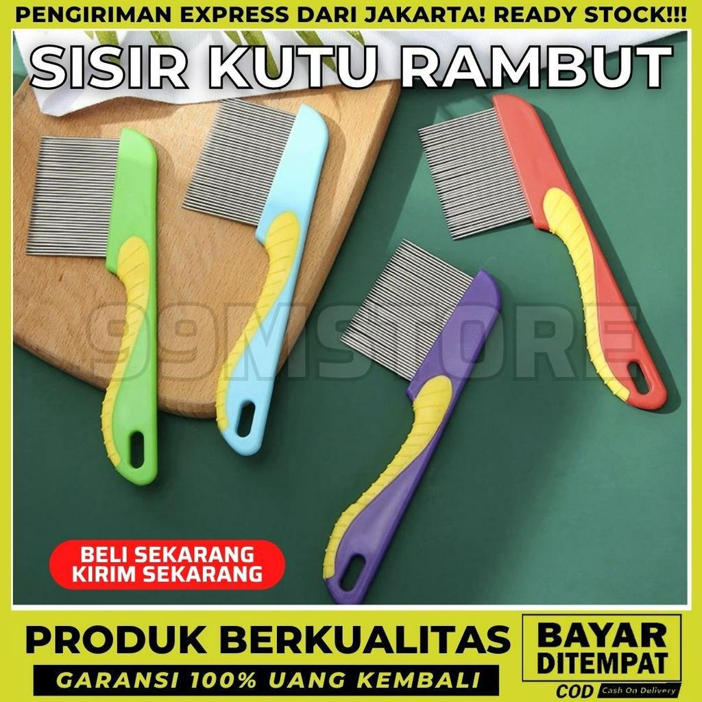 Jual Sisir Kutu Rambut Serit Ketombe Besi Logam Gagang Terminator ...