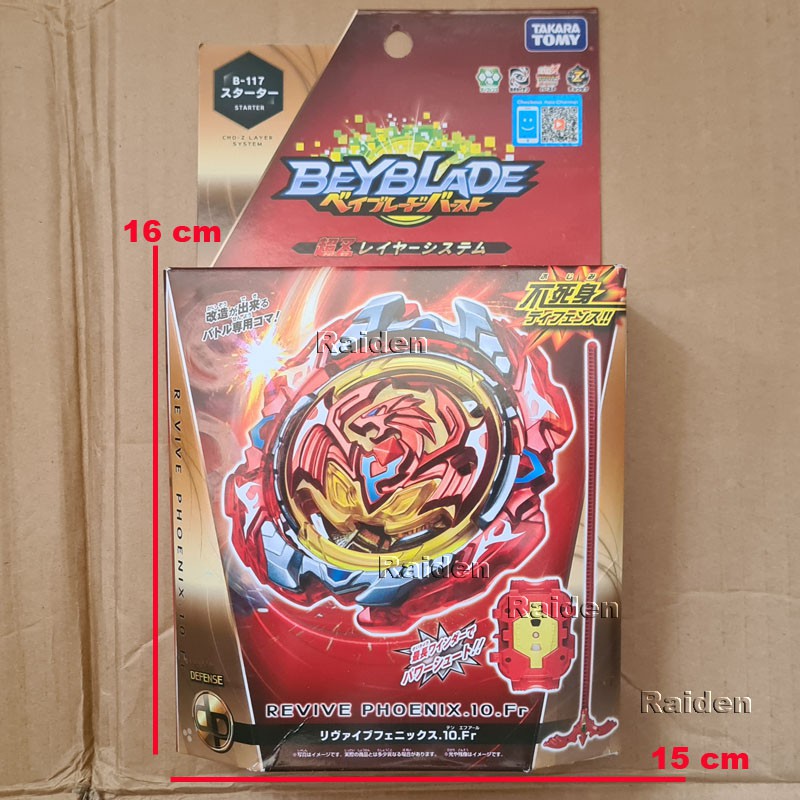Jual beyblade revive phoenix b117 original takara tomy burst mainan ...