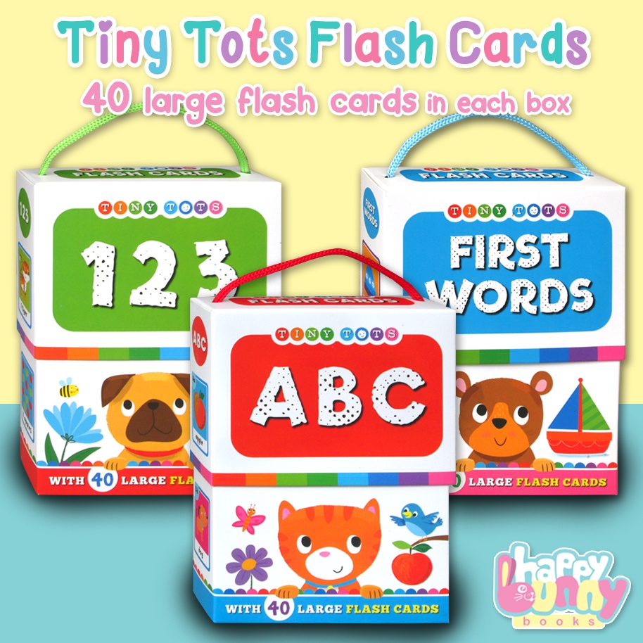 Jual Flash Cards Tiny Tots ABC, 123, First Words [Igloo Books] | Shopee ...
