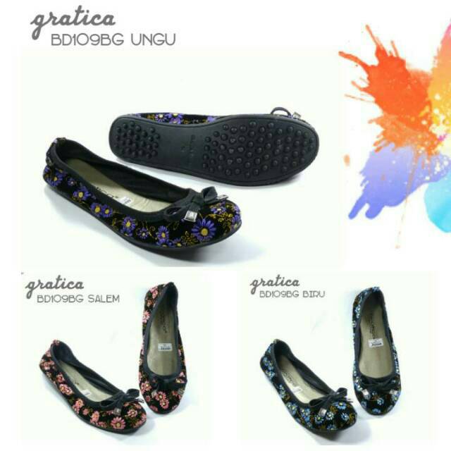 Jual Shoes Gratica BD109BG (BIRU SALEM ) | Shopee Indonesia