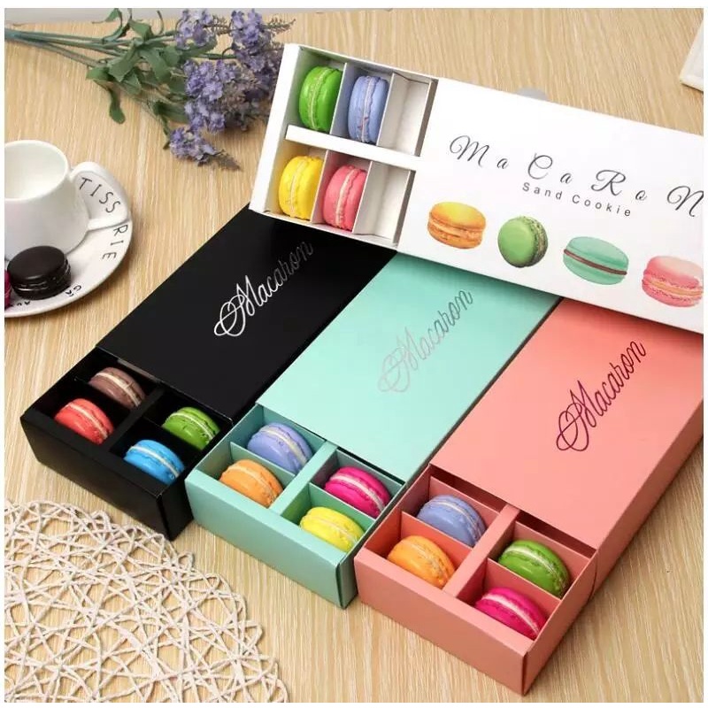 Jual Kotak Kue Tulisan Macaron/Box Kue Macaron | Shopee Indonesia