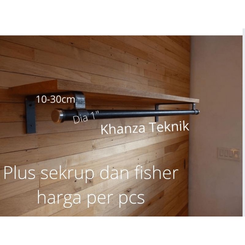Jual Gantungan baju bracket rak dinding | Shopee Indonesia