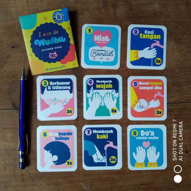 Jual Sticker I Can Do Wudhu (Sticker Wudhu) | Shopee Indonesia