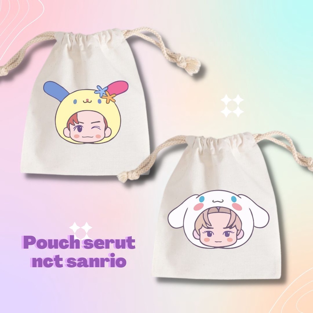 Jual pouch nct sanrio || pouch kanvas nct dream wayv 127 | Shopee Indonesia