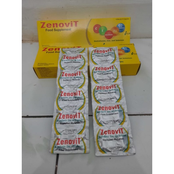 Jual ZENOVIT Multivitamin dengan ZINC dan VITAMIN C, vitamin imun ...