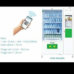 Jual GEA Vending Machine Conveyor System Type D720-10C(22SP) | Shopee ...