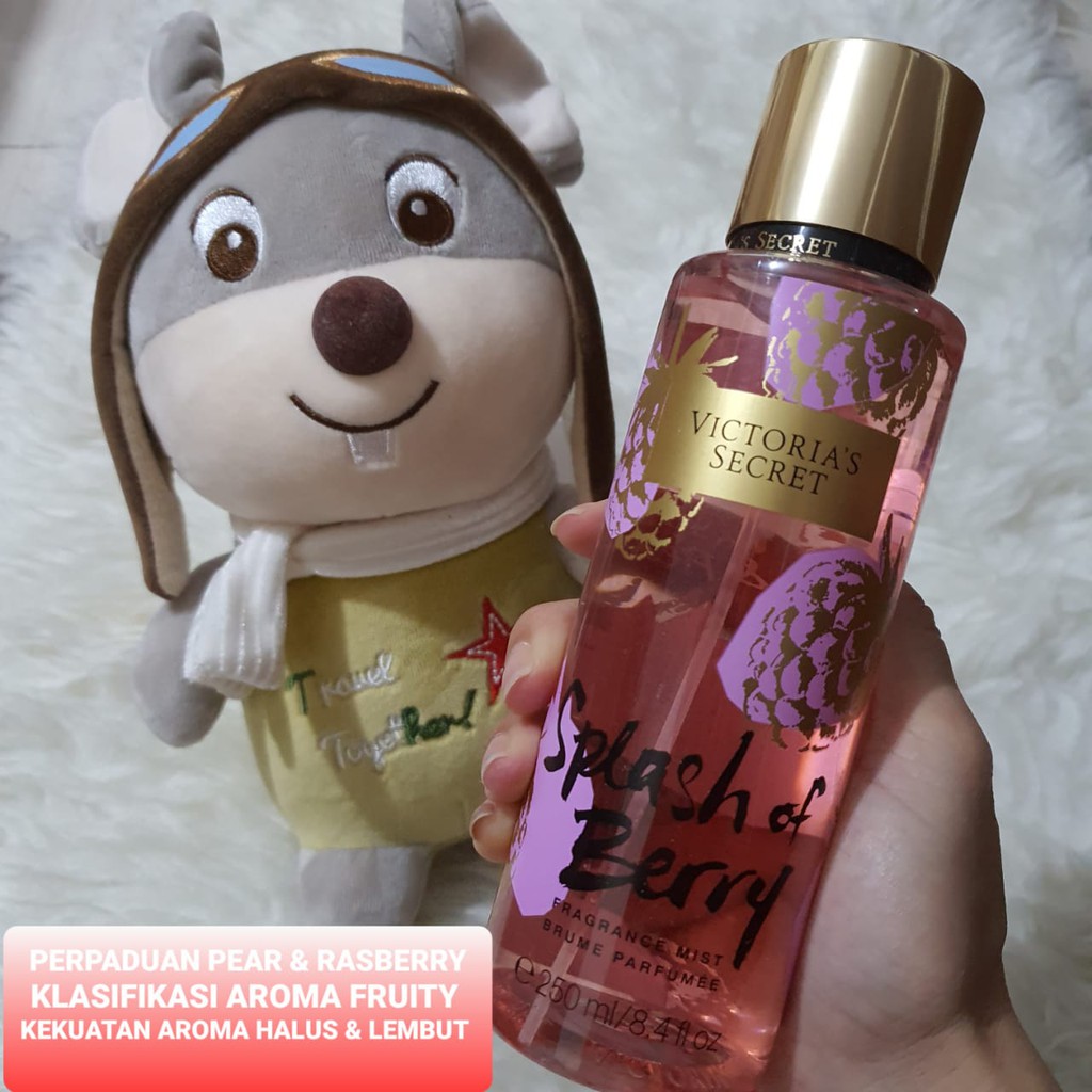 Jual Victoria Secret SPLASH OF BERRY Body Mist 250ml | Shopee Indonesia