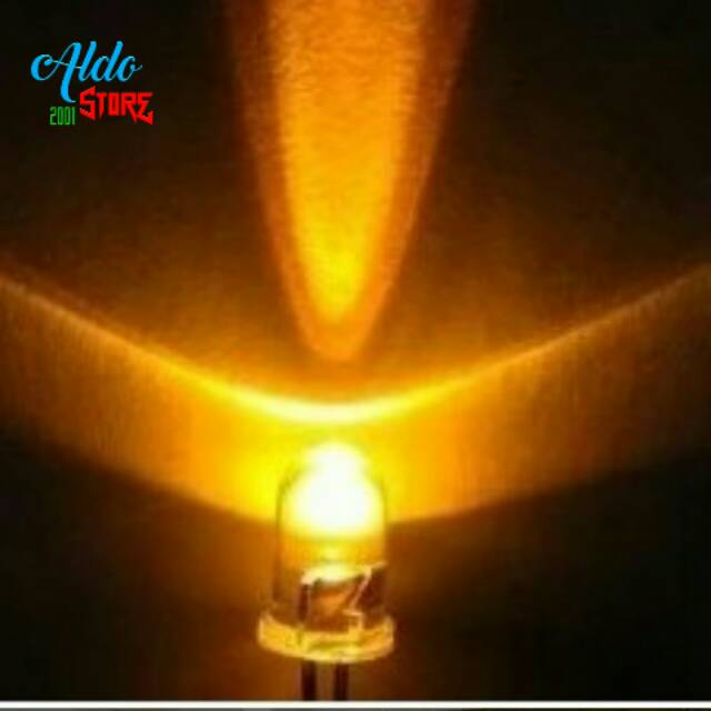 Jual 10 Pcs LAMPU LED 5mm BENING WARNA ORANGE/KUNING | Shopee Indonesia