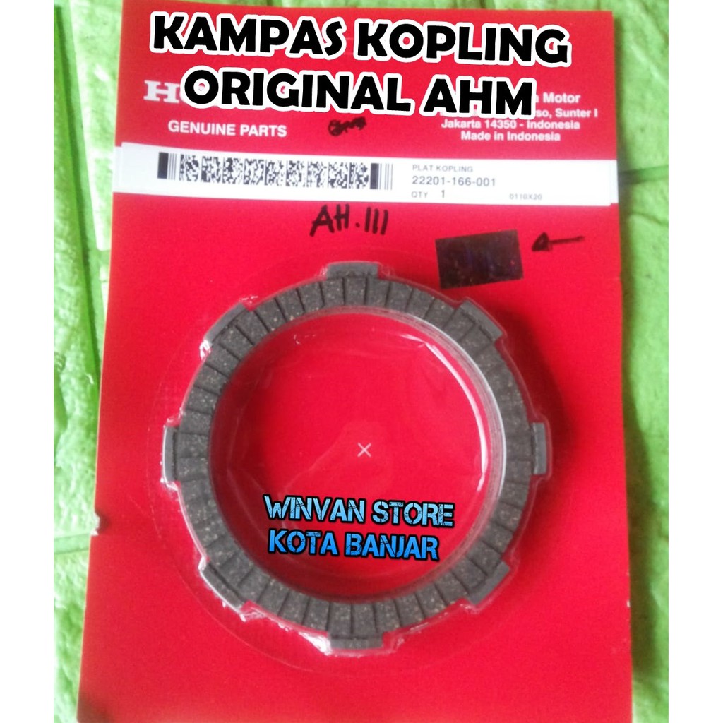 Jual Kampas Plat Kopling Grand Legenda Supra Win 100 original AHM | Shopee Indonesia