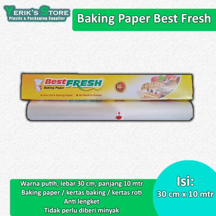 Jual Baking Paper 30cm x 10m KERTAS BAKING KERTAS ROTI ANTI LENGKET ...