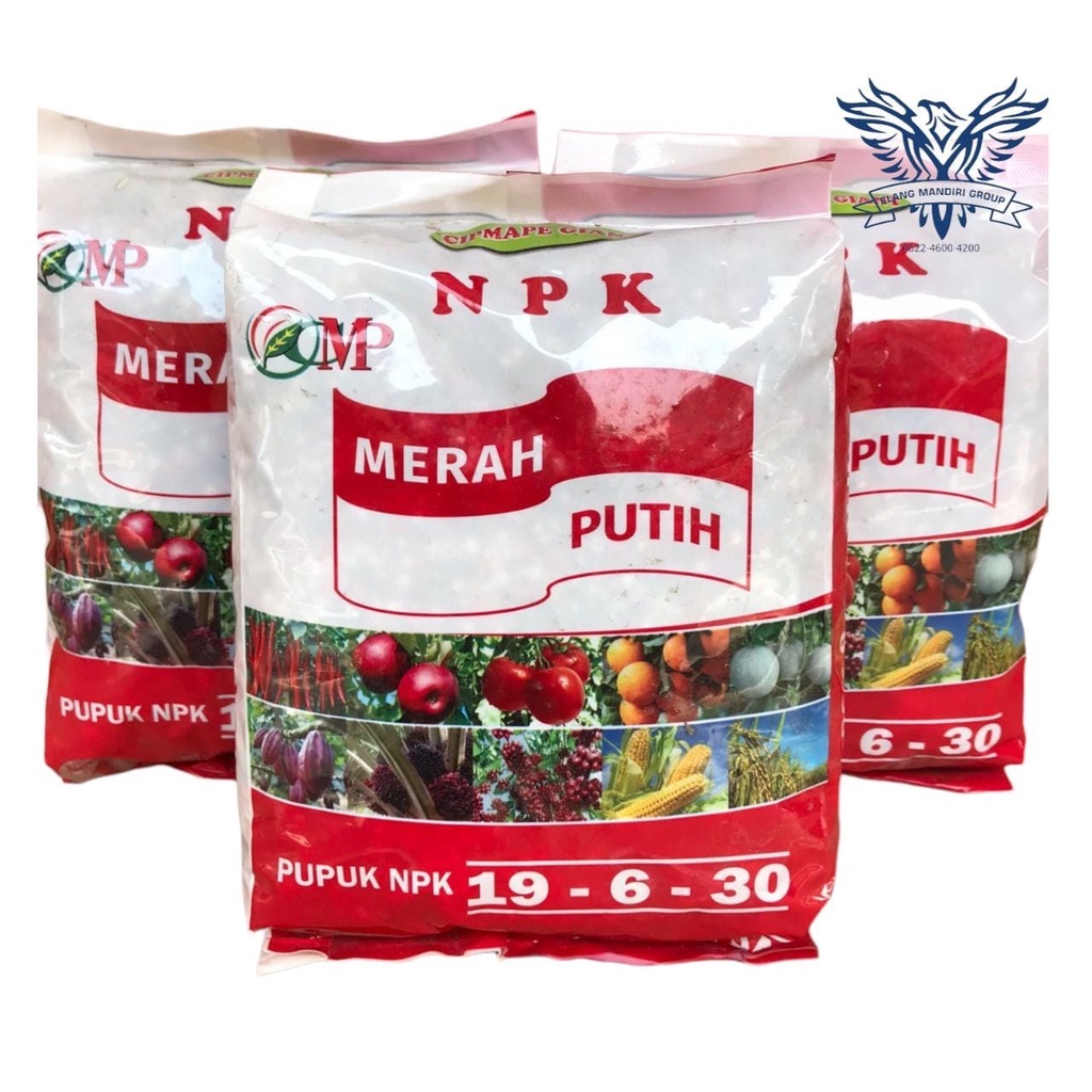 Jual NPK 19 6 30 Merah Putih CMP 19 6 30 Kemasan 1 Kg npk grower npk ...