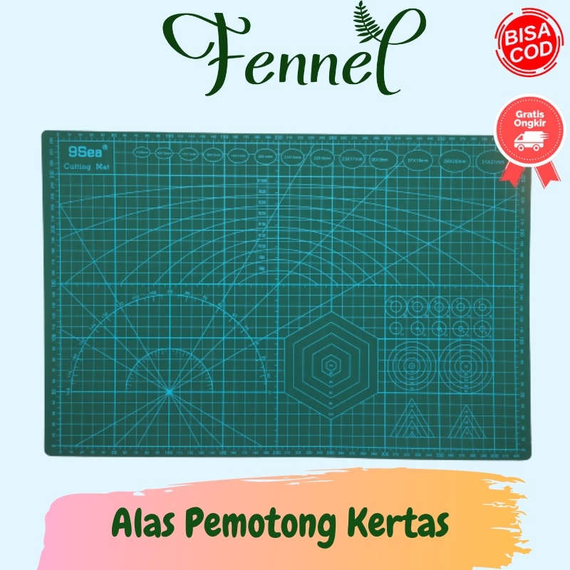 Jual Alas Pemotong Potong Kertas Cutting Mat Pad A3 45 x 30cm | Shopee Indonesia
