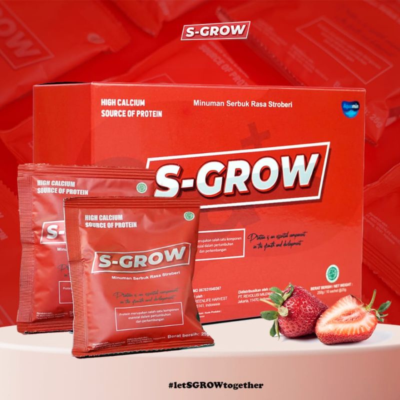 Jual PROMO!!! S-GROW Suplemen Susu Peninggi Badan Terbaik 100% | Shopee ...