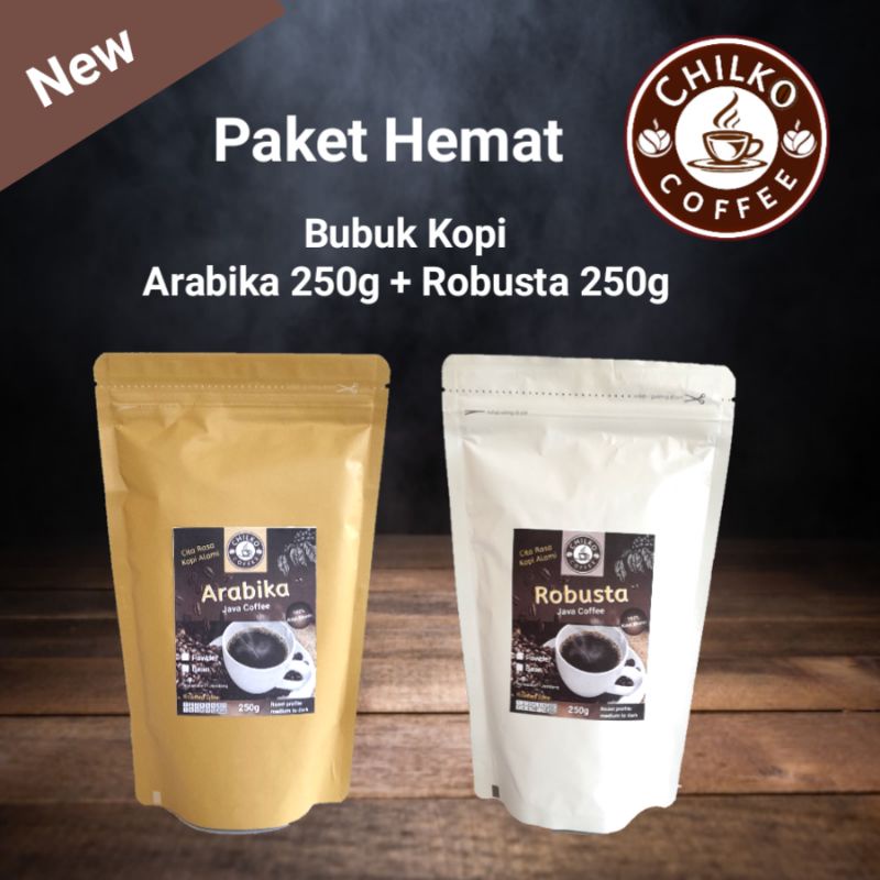 Jual Kopi Bubuk asli - paket murah bubuk kopi arabika + kopi robusta ...