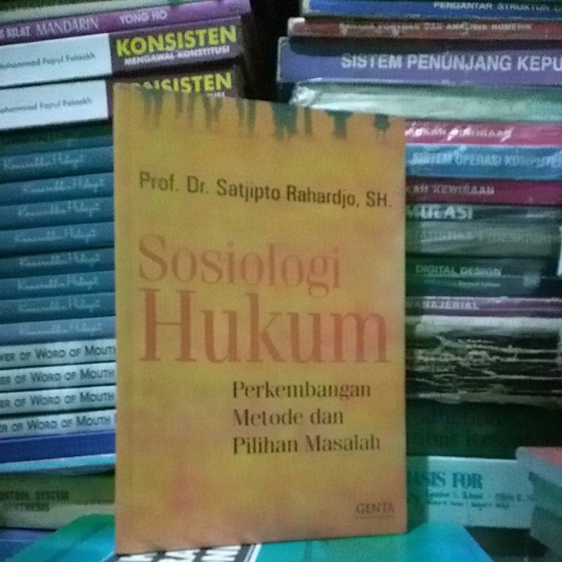 Jual Buku Sosiologi Hukum - perkembangan metode dan pilihan masalah | Shopee Indonesia