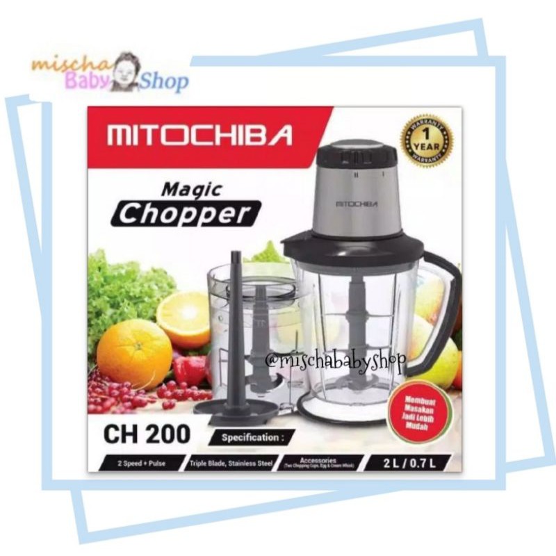 Jual Mitochiba Chopper CH200 Magic Chopper Garansi Resmi | Shopee Indonesia