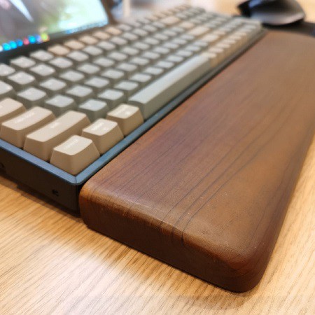 Jual Wrist Rest Palm Rest Wood Kayu Mechanical Keyboard Kayu Jati ...