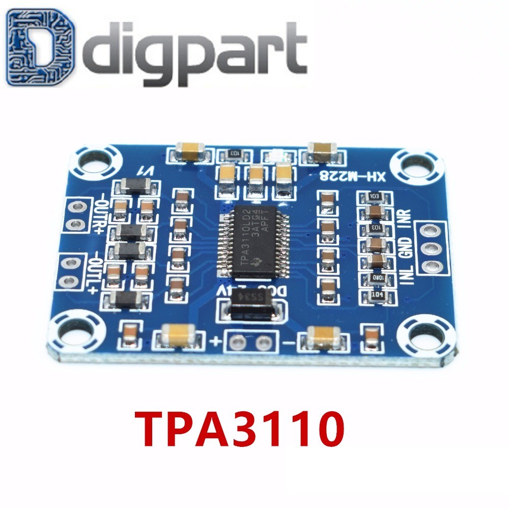 Jual TPA3110 2X15W Digital Audio Stereo Amplifier Mini Binaural AMP ...