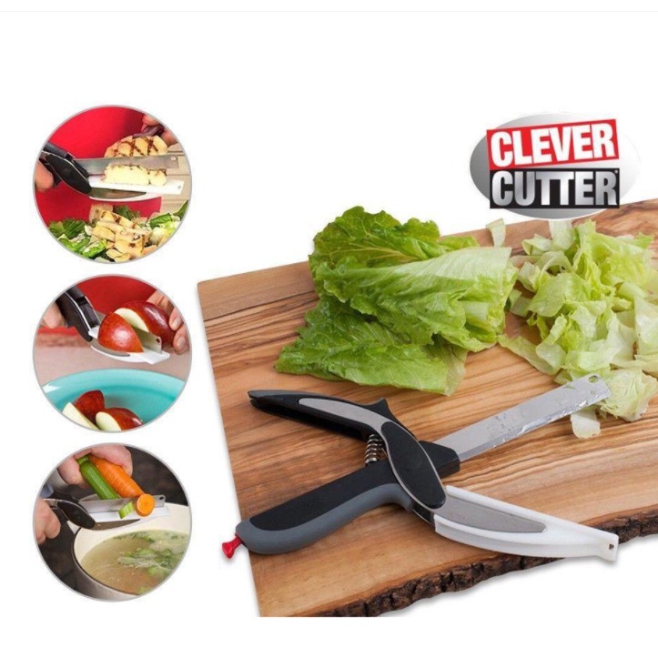 Jual Clever Cutter Gunting Pisau Dapur Alat Pemotong Sayur Buah ...