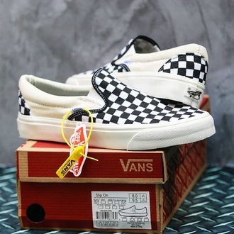 Jual Vans vandoren motif catur Sepatu Vans Slip On Motif OG LX ...