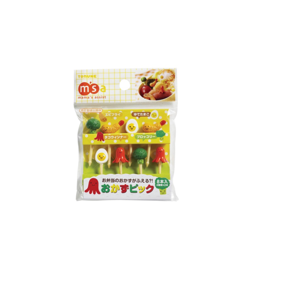 Jual Tusuk Bento (Torune) Food Pick Bekal bentuk Sayuran, Sosis, Telur ...