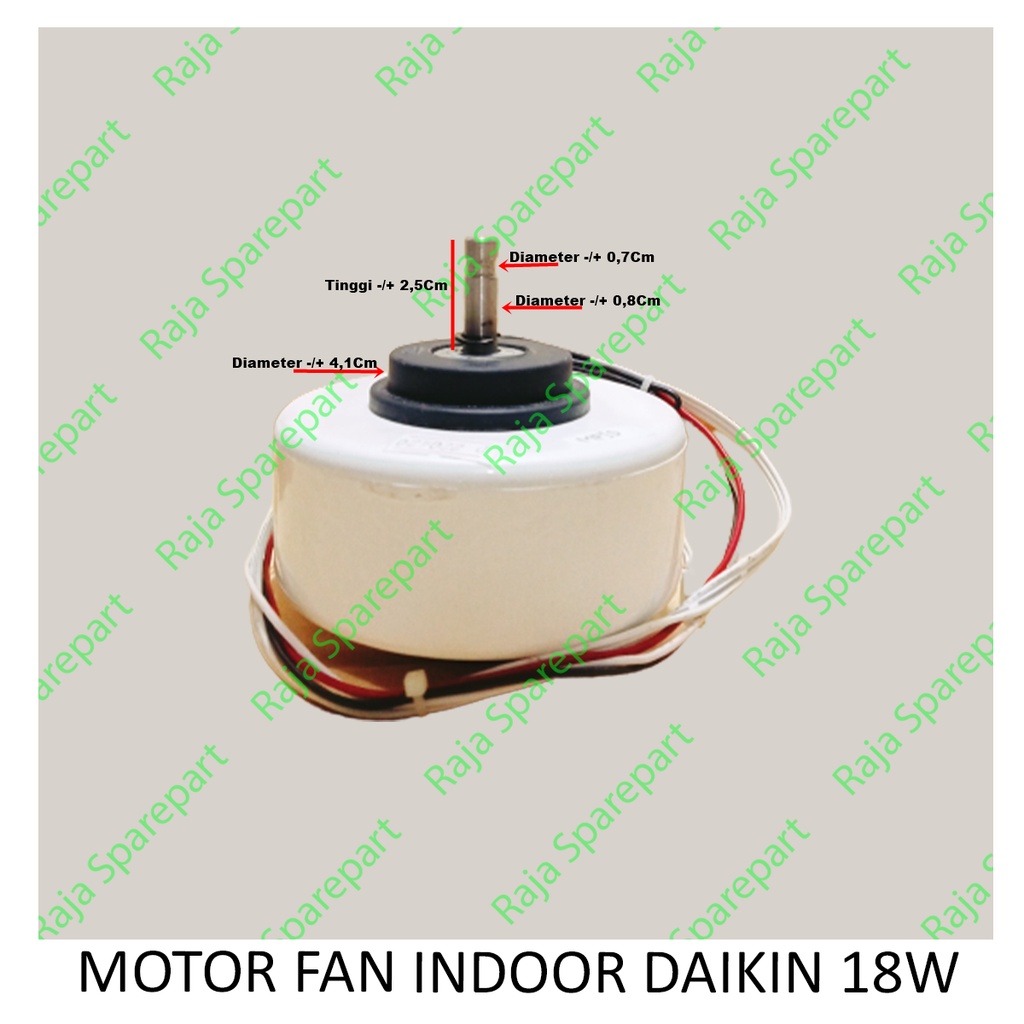 Jual MFID Motor Fan Indoor AC Daikin 18 Watt (Ukuran ada di gambar ...