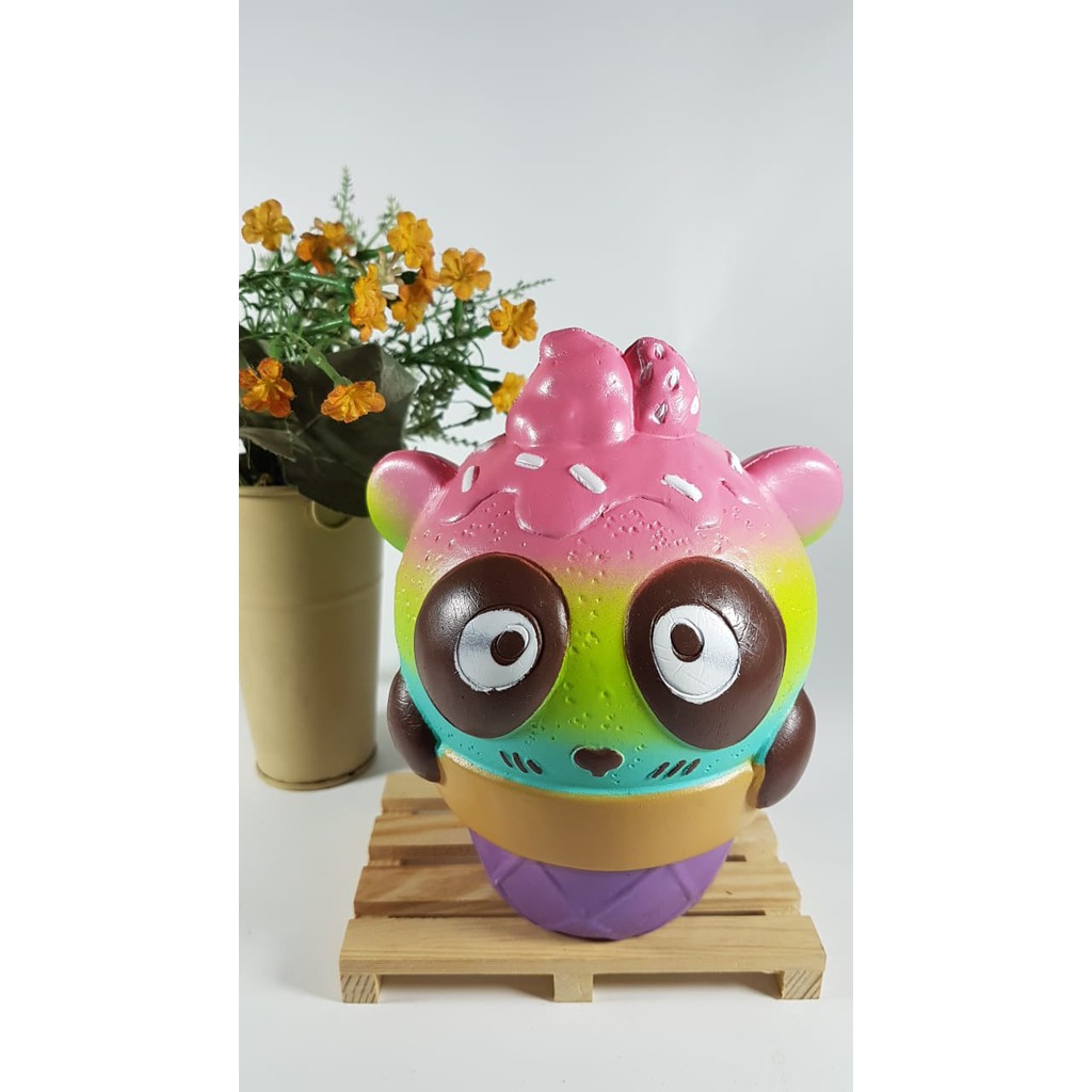 Jual MAINAN ANAK SQUISHY PANDA FACE SUNDAE ICE CREAM | Shopee Indonesia