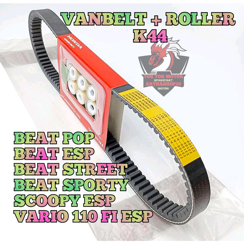 Jual VANBELT ROLLER SATU SET HONDA K44 BEAT ESP , BEAT , POP ESP , BEAT ...