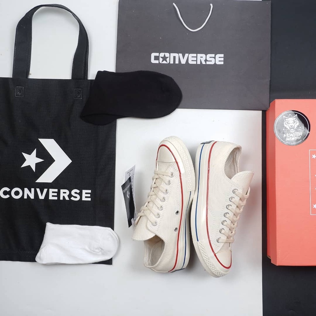 Jual Cons 70s Low Parcment BNIB [ Free Paper Bag / Tote bag ] | Shopee ...