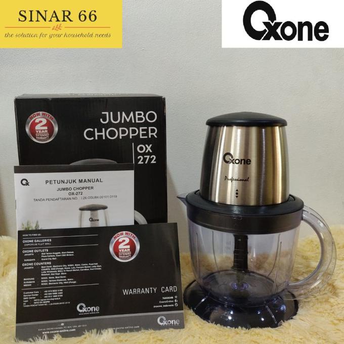 Jual OXONE JUMBO CHOPPER PROFESSIONAL OX-272 FOOD PROCESSOR Ready | Shopee Indonesia
