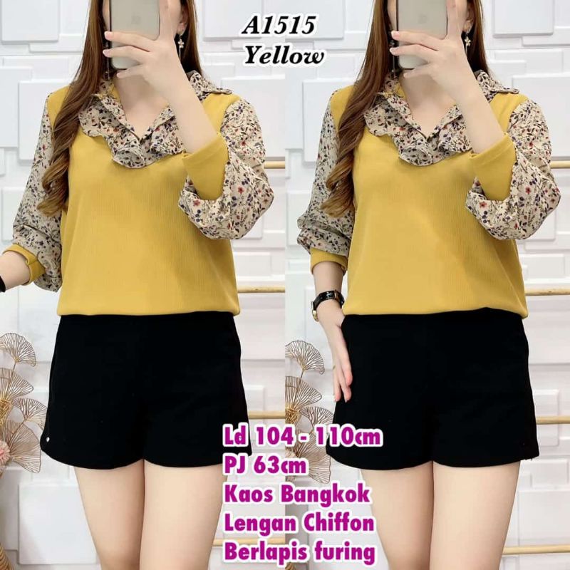 Jual A1515 blus koas bangkok | Shopee Indonesia