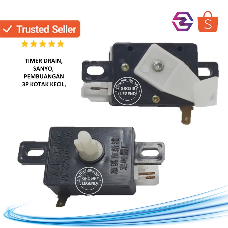 Jual Timer switch drain mesin cuci Sanyo pembuangan air kotak kecil ...