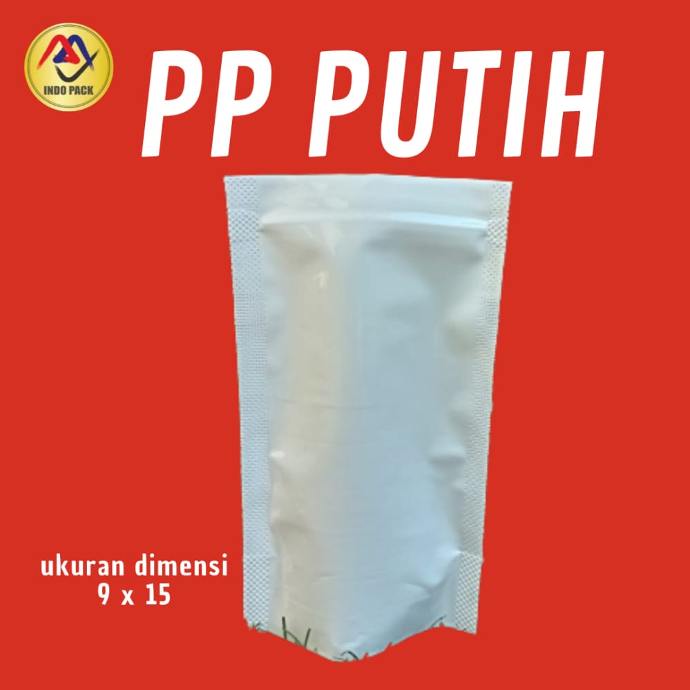 Jual standing pouch PLASTIK KLIP WARNA PUTIH UKURAN 9X15 / ISI 100 PCS ...