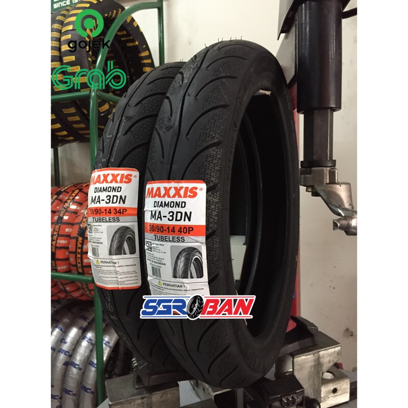 Jual BAN MAXXIS DIAMOND MA3DN PAKET 70/90-14 & 80/90-14 BEAT MIO VARIO ...