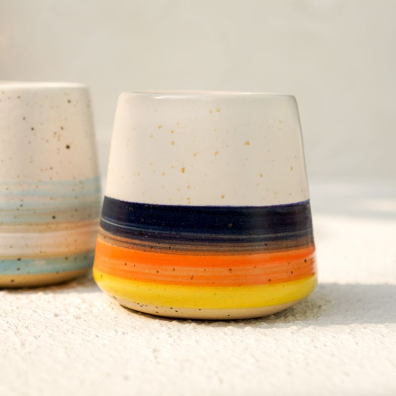 Jual Haneul Series Artisan Coffee/Tea Cup | Handmade Handless Cup ...