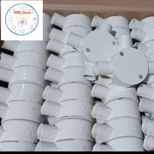 Jual T DOS DUS T-DOS T-DUS HI 20 MM PUTIH WHITE CABANG 3 (HARGA GROSIR ...