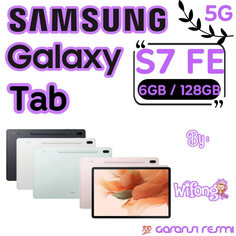 Jual Samsung Galaxy Tab S7 FE 5G 6GB/128GB Garansi Resmi | Shopee Indonesia