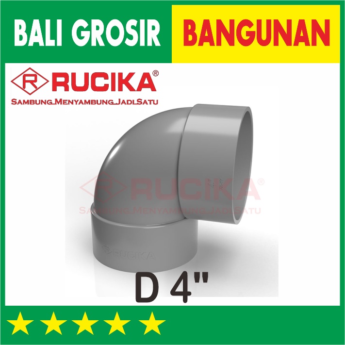 Jual 4" KNEE KENI ELBOW L SAMBUNGAN PIPA TIPIS D RUCIKA | Shopee Indonesia