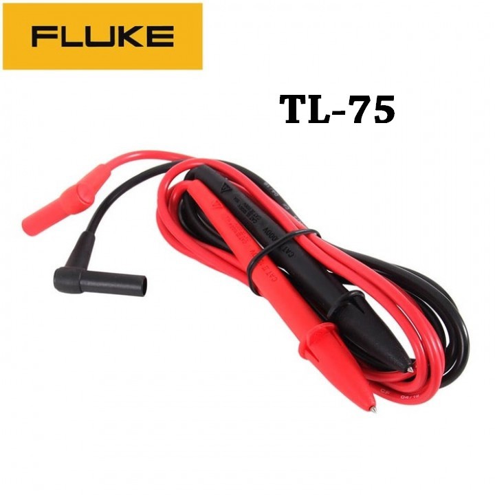 Jual FLUKE TL75 Probe and Test Lead Set - HardPoint 2mm Multimeter ...