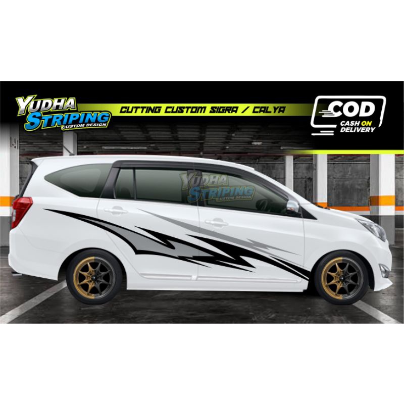 Jual STICKER CUTTING SIGRA, CAYLA, AYLA, JAZZ, BRIO, MOBILIO, DLL ...