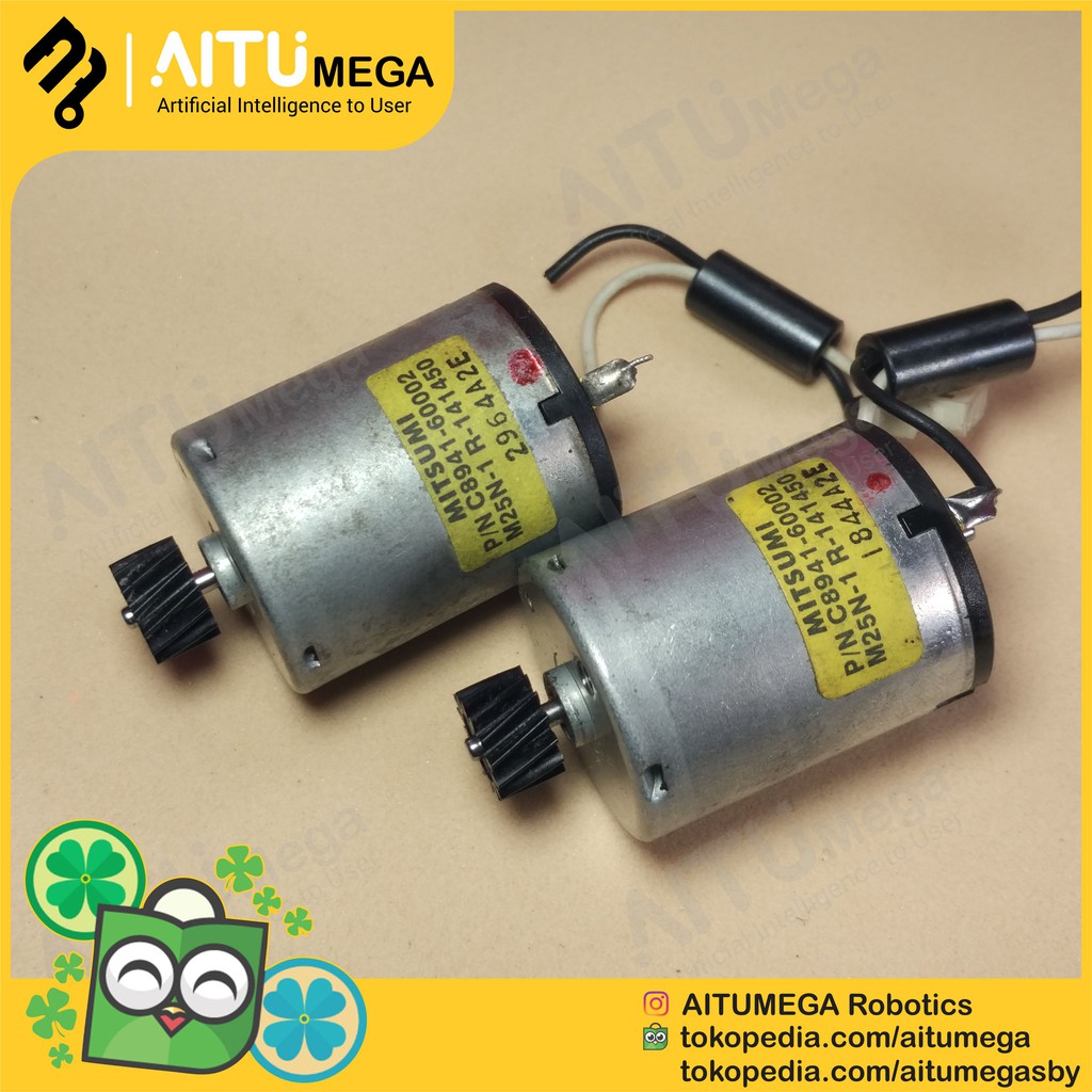 Jual Motor DC 12V Mitsumi - AITUMEGA - ROBOT LINE FOLLOWER | Shopee ...