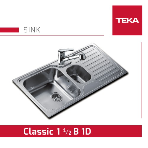 Jual Teka Sink CLASSIC 11/2B.1D S/Steel | Shopee Indonesia