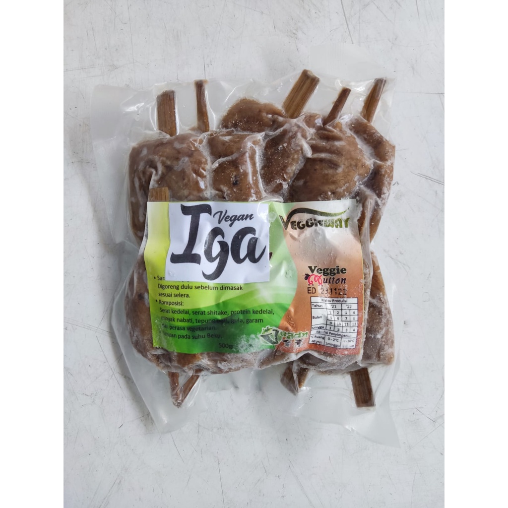 Jual Veggieway Daging Iga Vegan 400gr (10pcs) | Shopee Indonesia