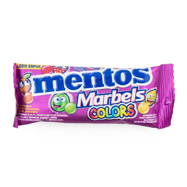 Jual MENTOS Marbels Colors 27gr | Shopee Indonesia
