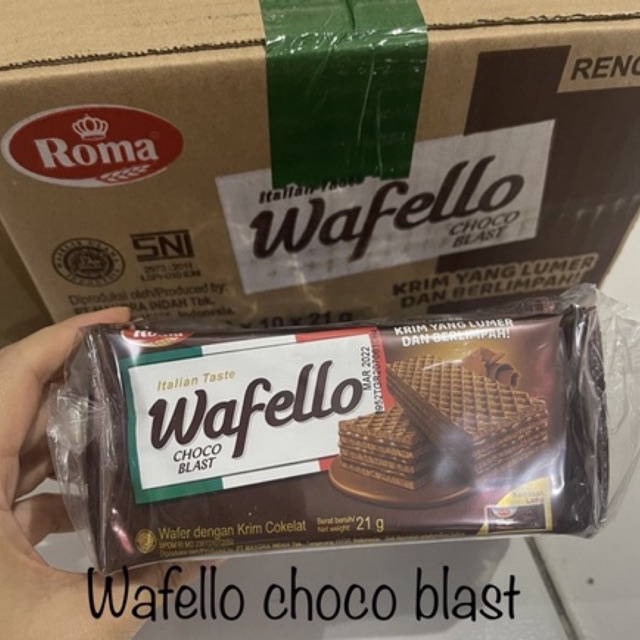 Jual Wafello choco blast isi 10pcs | Shopee Indonesia