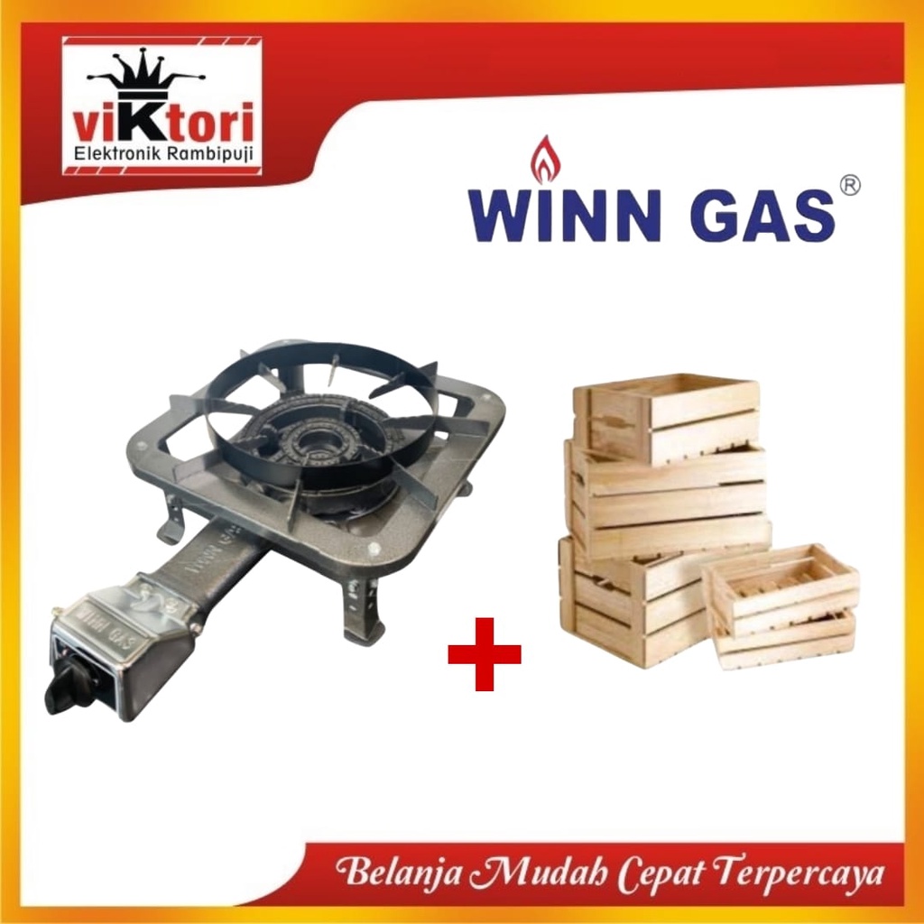 Jual WIN GAS W 31 AP KOMPOR WINN GAS STOVE COR TEKANAN RENDAH KERANGKA ...