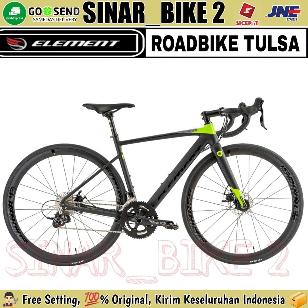Jual Sepeda Balap Roadbike Element Tulsa SuperLight Alloy 2x11 Spd ...